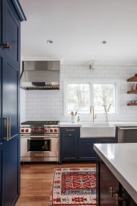 Navy Blue Kitchen Renovation - Home Bunch Interior Design Ideas