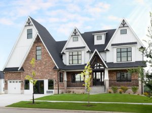 Modern Farmhouse with Gable Roof - Home Bunch Interior Design Ideas