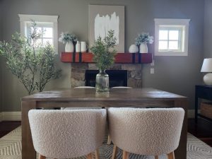 Earth Tones Dining Room Design with Bouclair - Home Bunch Interior ...